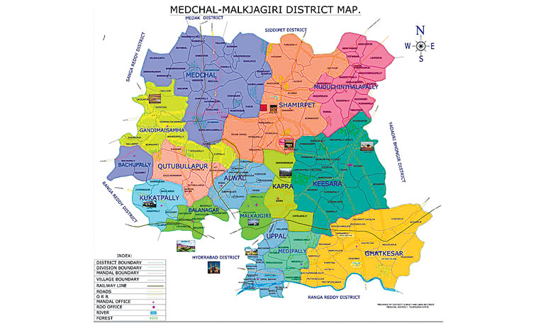 Malkajgiri: మిగిలేది మూడే! | Municipalities to disappear in Medchal ...