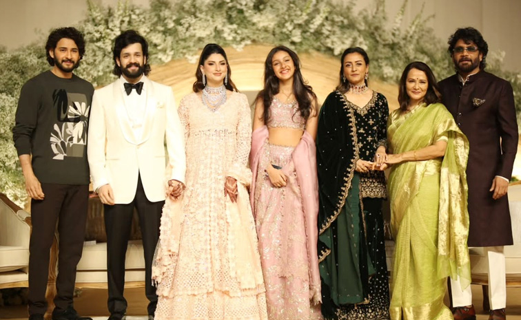 గ్రాండ్‌గా అక్కినేని అఖిల్ రిసెప్షన్ | Celebrities Attends Akkineni ...