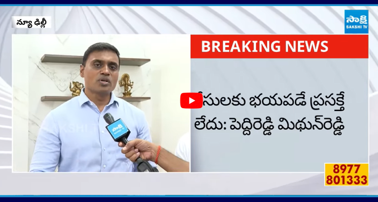 కేసులకు భయపడే ప్రసక్తే లేదు: పెద్దిరెడ్డి మిథున్ రెడ్డి | MP Midhun Reddy Shocking Comments On ...