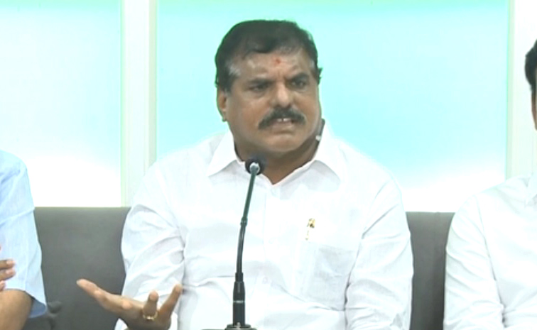 ఐటీ డెవలప్మెంట్‌ పేరిట విశాఖలో దోపిడీ: బొత్స | YSCP Botsa Slams Kutami Govt Over Visaka lands ...