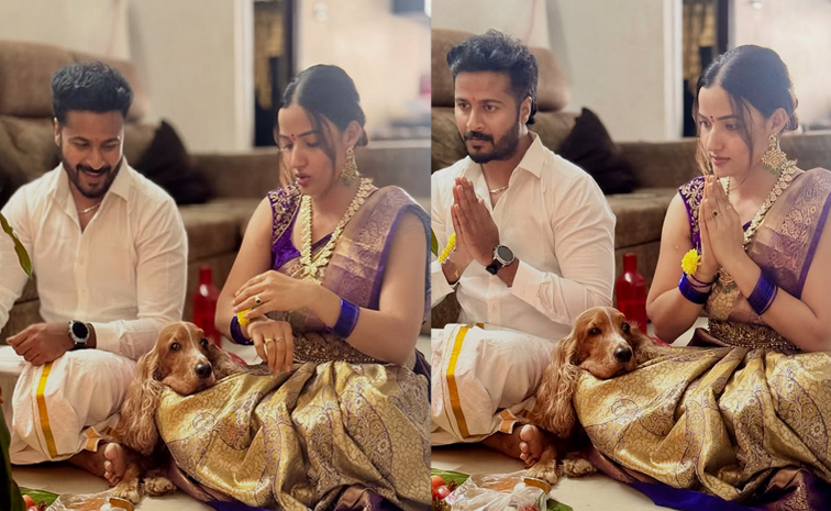 ప్రియుడితో బిగ్‌బాస్‌ బ్యూటీ వరలక్ష్మి వ్రతం.. ఫోటోలు వైరల్‌ | Siri ...