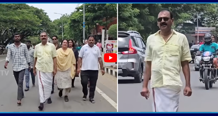భూమన గిరి ప్రదక్షిణ | Bhumana Karunakar Reddy Giri Pradakshina In ...