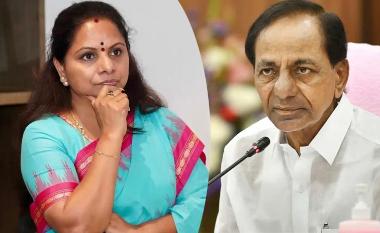 షాకులిచ్చిన కవితకే బిగ్‌ షాక్‌! | BRS Chief KCR Big Shock To Daughter ...