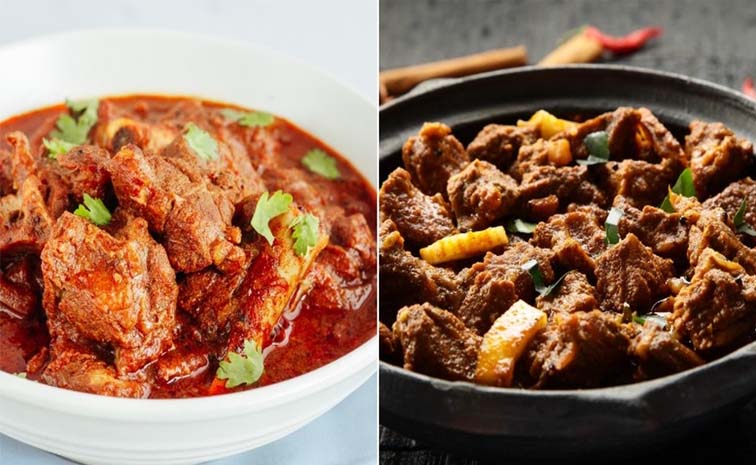 మటన్‌ Vs చికెన్‌ ఆరోగ్యానికి ఏది మంచిది..! | Goat meat vs Chicken meat ...