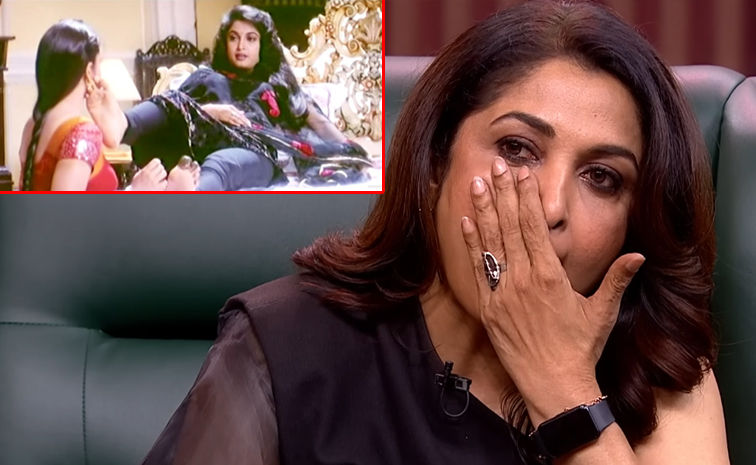 కన్నీళ్లు పెట్టుకున్న రమ్యకృష్ణ (వీడియో) | Ramya Krishna Emotional ...