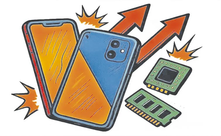 స్మార్ట్‌ ఫోన్ రేట్లకు రెక్కలు | Smartphone prices have gone up | Sakshi