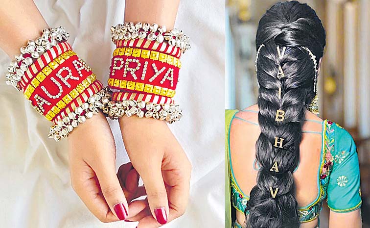 ట్రెండీగా అక్షరాల అలంకరణ.. | Fashion tips: Name Gold Chain Design ...