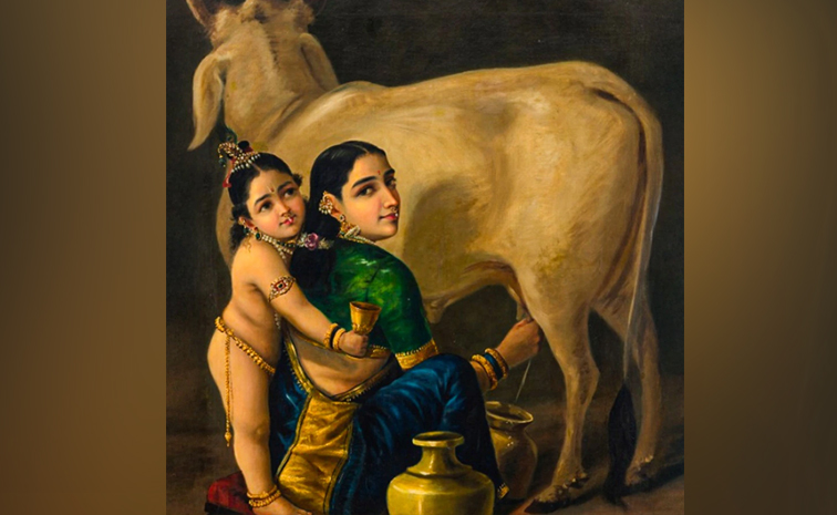 167 కోట్లు పలికిన రవి వర్మ చిత్రం | Raja Ravi Varma painting sets 167 ...