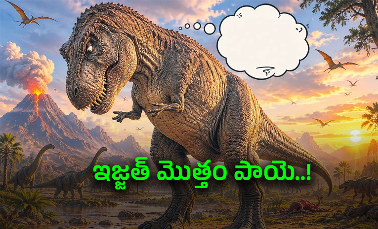 డైనోసార్‌ అంతెత్తు..! కరములు కించిత్తు..!! | Tyrannosaurus Rex Alias T ...