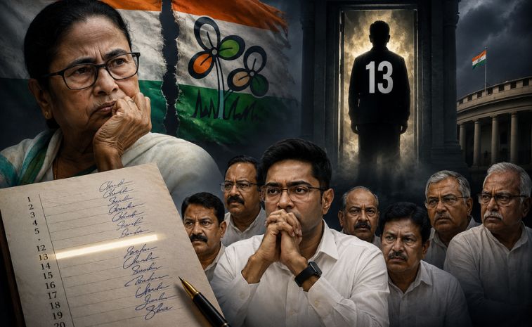 బెంగాల్ రాజకీయాలను కుదిపేస్తున్న ‘నంబర్ 13’ రహస్యం! | TMC crisis 19 MPs ...