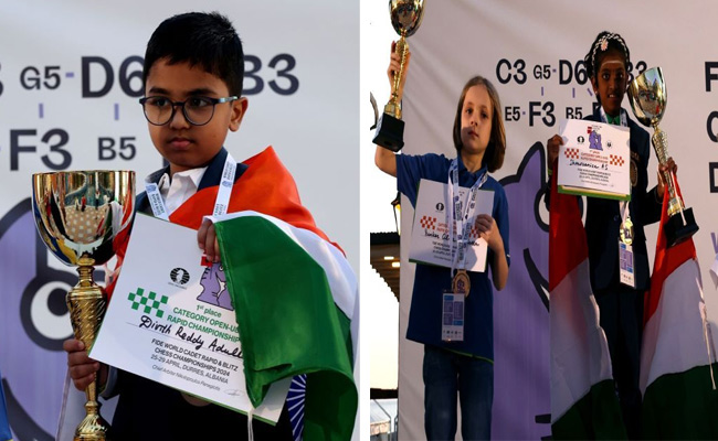 విశ్వ వేదికపై భారత కీర్తి పతాకను రెపరెపలాడించిన చెస్‌ చిచ్చరపిడుగులు ...