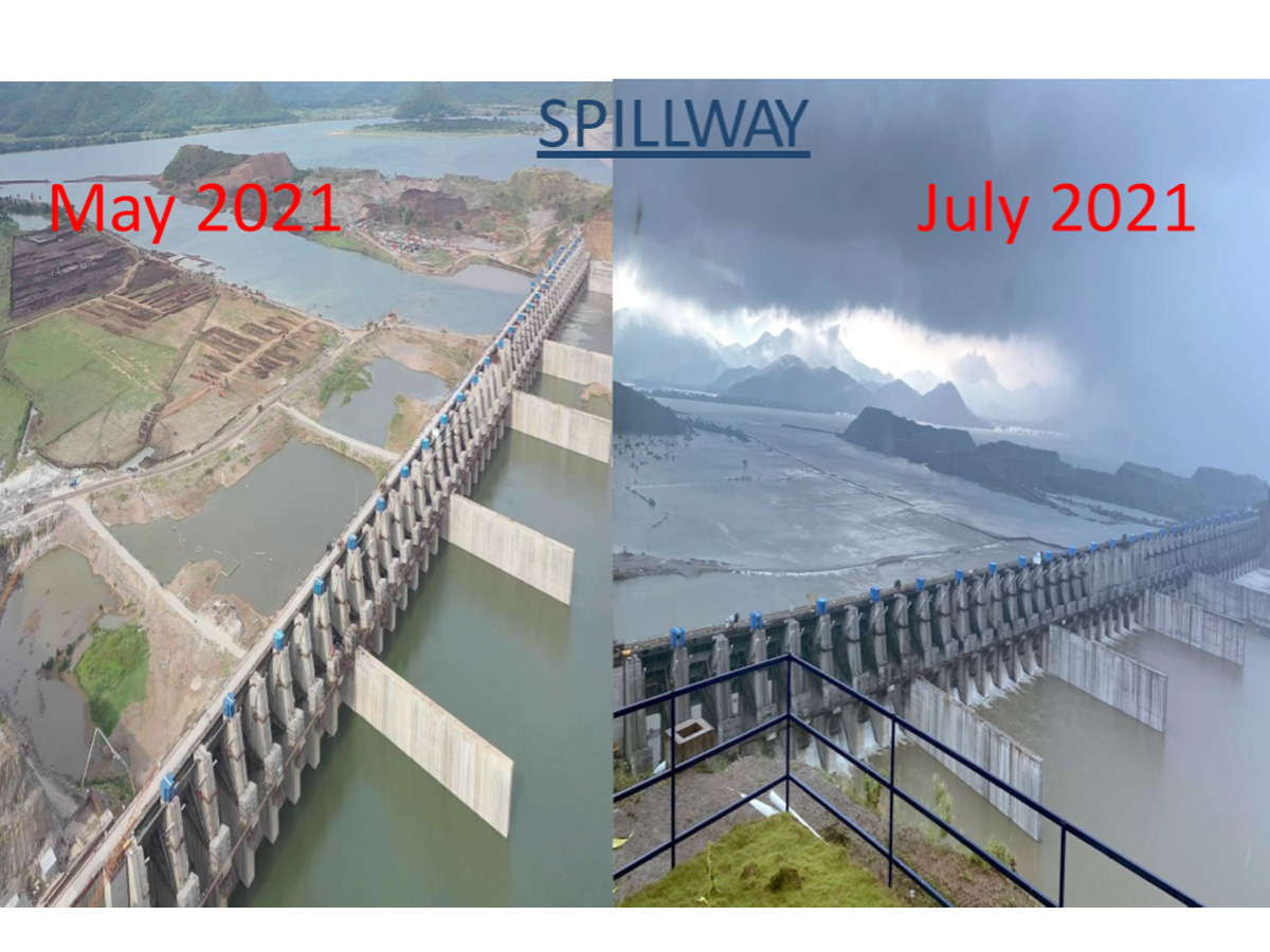 పోలవరం ప్రాజెక్టు నాడు-నేడు ఫొటోలు | Polavaram Project Before And After ...