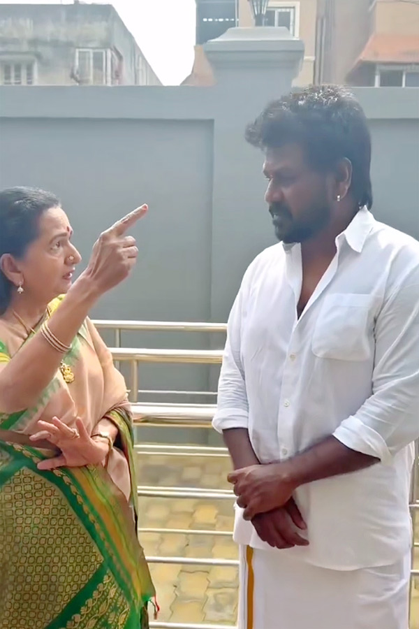 తల్లి కోసం గుడి కట్టిన స్టార్‌.. సందర్శించిన లారెన్స్‌ (ఫోటోలు ...