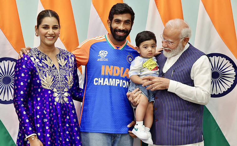 ప్రధాని మోదీతో బుమ్రా కొడుకు..ఎంత క్యూట్‌గా ఉన్నాడో ఫోటోలు వైరల్ ...
