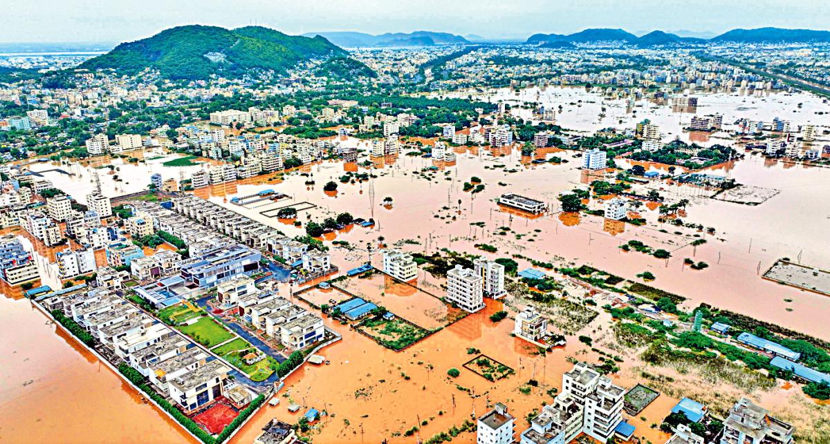 విజయవాడలో బుడమేరు విలయం..ఈ ఫోటోలు చూడండి | vijayawada budameru floods ...