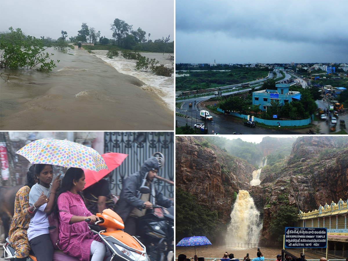 తుపాను ఎఫెక్ట్.. ఏపీలో భారీ వర్షాలు (ఫొటోలు) | Cyclone Fengal Effect ...