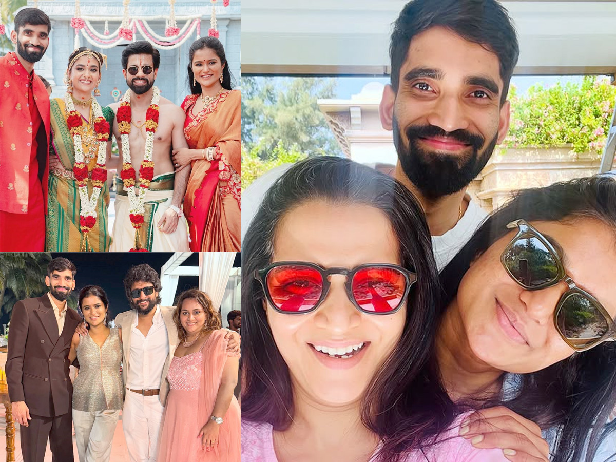 కీర్తి సురేశ్ పెళ్లిలో సందడి చేసిన ఆర్జీవీ మేనకోడలు శ్రావ్య వర్మ ఫోటోలు ...