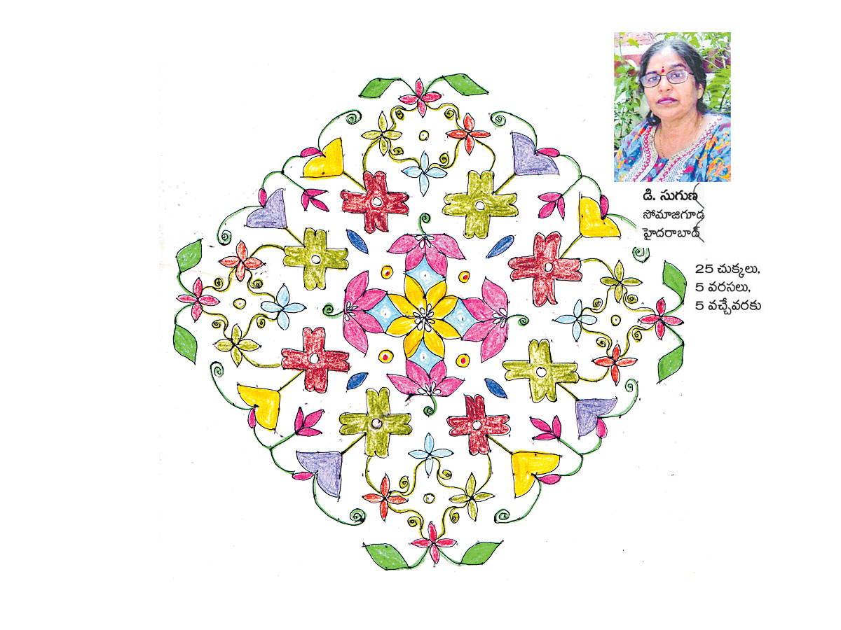 భోగినాడు పెట్టే ముత్యాల ముగ్గులు..మనసుదోచే రంగవల్లులివే..! (ఫోటోలు ...