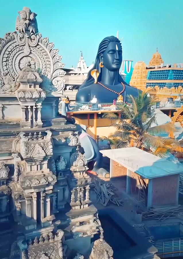 ఏపీలో నూతనంగా నిర్మించిన అతిపెద్ద "ఆదియోగి" విగ్రహం ఎక్కడో తెలుసా ...