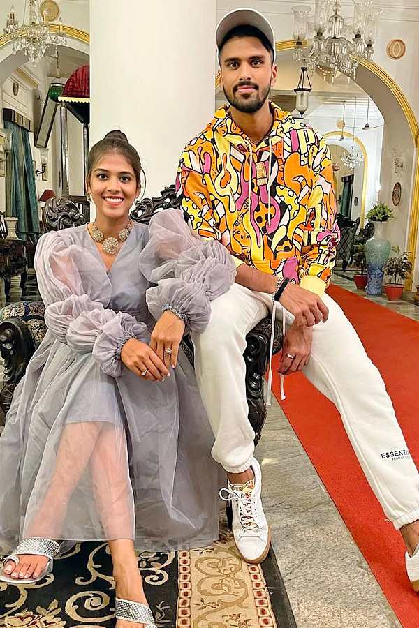 కొత్తింట్లో అడుగుపెట్టిన వాషింగ్టన్‌ సుందర్‌.. గృహ ప్రవేశం (ఫొటోలు ...