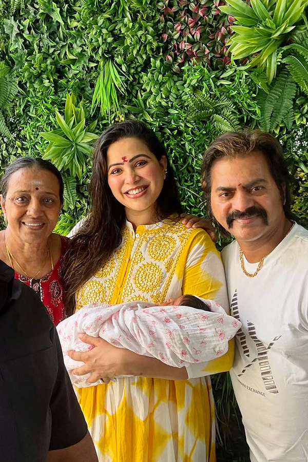 కూతురితో తొలి తమిళ ఉగాది సెలబ్రేషన్స్ (ఫొటోలు) | Tamil Comedian Redin ...