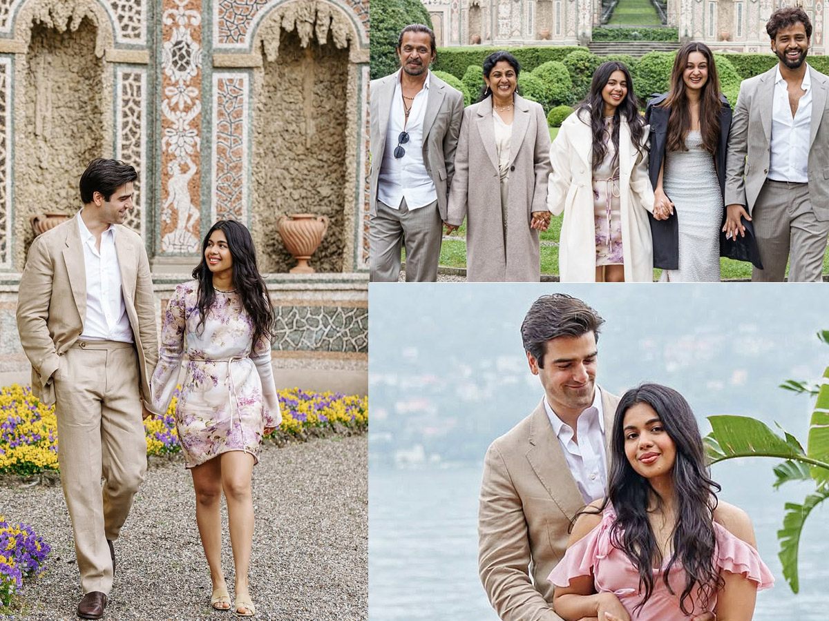 ఇటలీ కుర్రాడితో హీరో అర్జున్ కూతురి నిశ్చితార్థం (ఫొటోలు) | Arjun ...