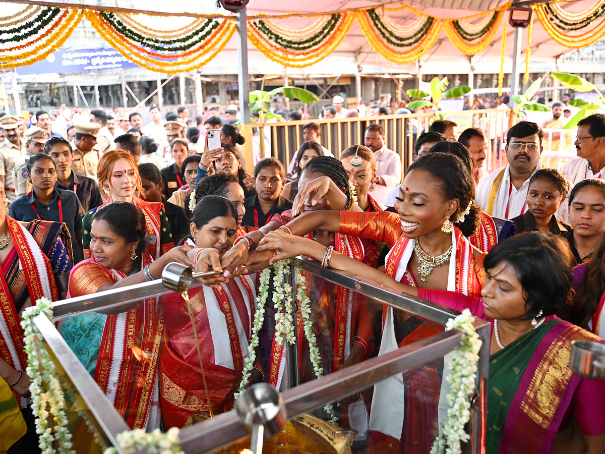 Miss World 2025 : యాదగిరిగుట్ట, పోచంపల్లిలో మిస్‌ వరల్డ్‌ బ్యూటీస్ ...