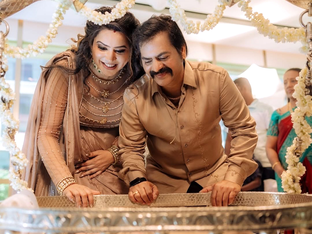 స్టార్ కమెడియన్ కూతురు ఊయల వేడుక (ఫొటోలు) | Actor Redin kingsley ...