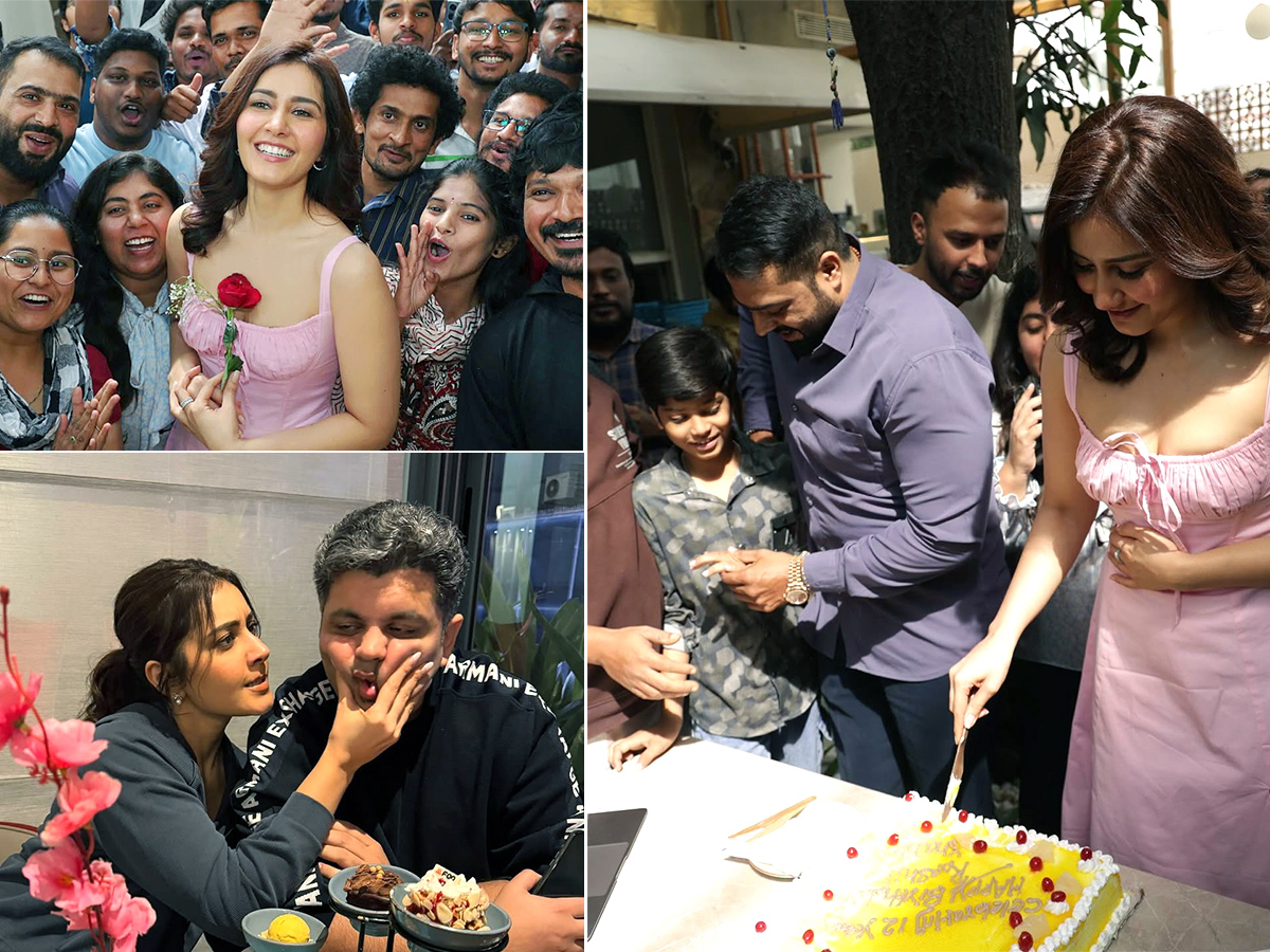హీరోయిన్ రాశీఖన్నా బర్త్ డే సెలబ్రేషన్ (ఫొటోలు) | Tollywood Actress ...